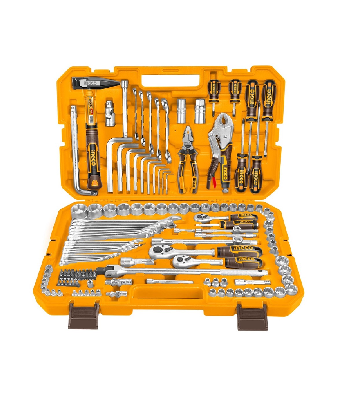 INGCO 142 Pcs combination tools set - Wings suppliers